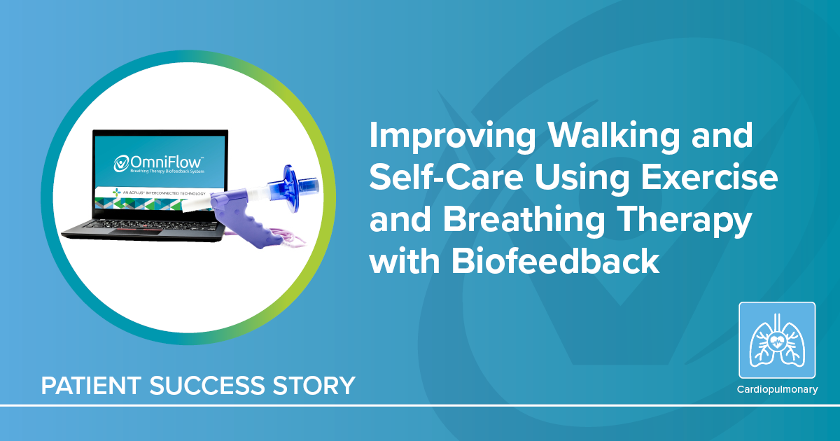 Improving Walking and Self-Care Using Exercise and Breathing Therapy with Biofeedback